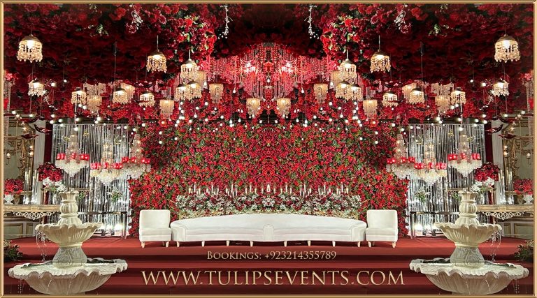 Red Baraat Wedding Décor Ideas for Bold & Elegant Events