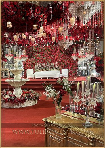 Red Baraat Wedding Décor Ideas for Bold & Elegant Events