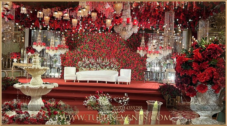 Red Baraat Wedding Décor Ideas for Bold & Elegant Events