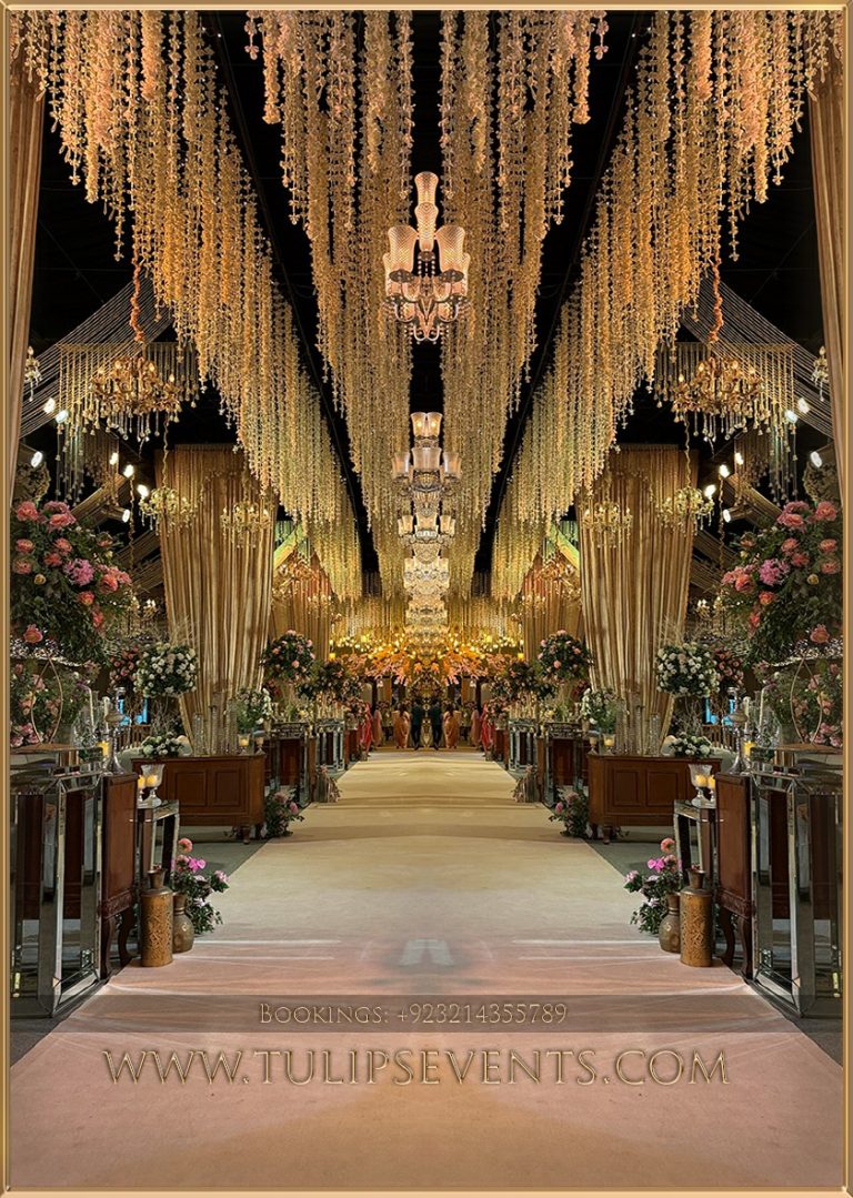 Latest Baraat Wedding Stage Design 2026 | Tulips Events Lahore