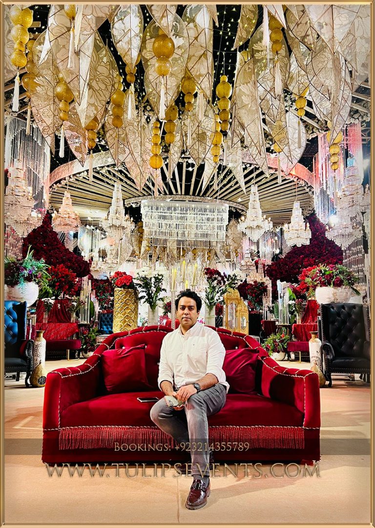 Latest Baraat Wedding Stage Design 2026 | Tulips Events Lahore